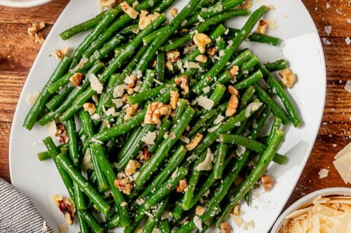 French Green Beans (Haricot Verts) with Garlic and Shallots