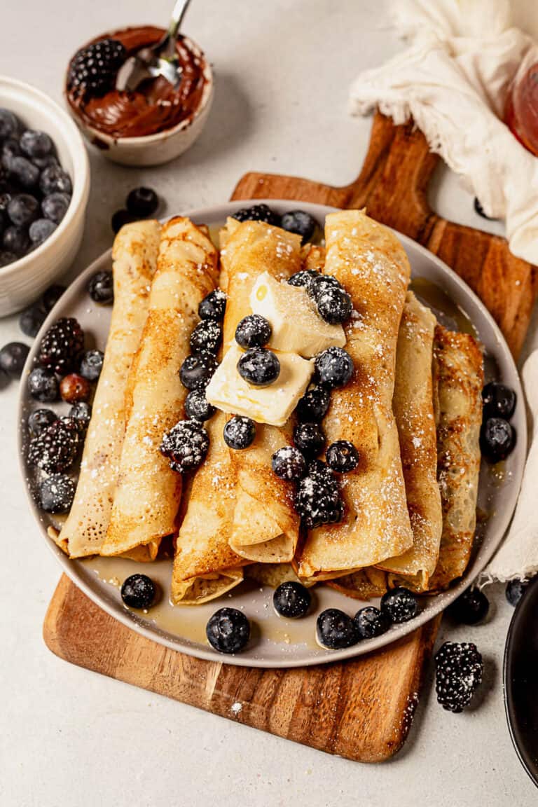 Easy Pancake Rolls-Ups Recipe (Filling Options!)