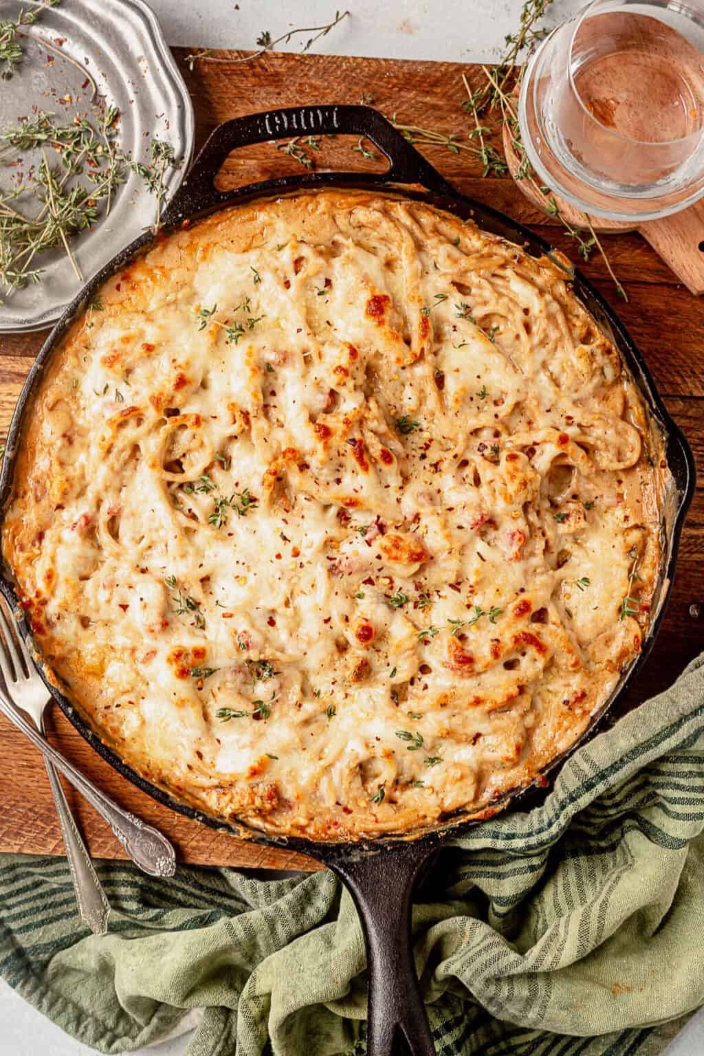 Quick and Easy Creamy Spaghetti Chicken Recipe