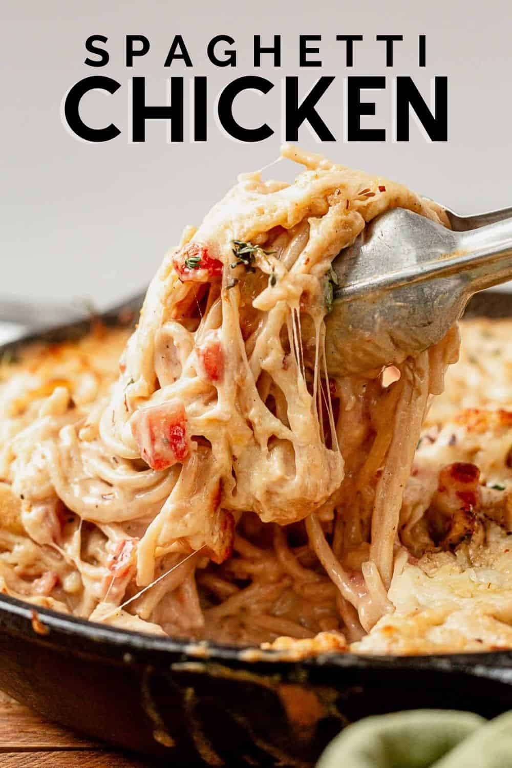 Quick and Easy Creamy Spaghetti Chicken Recipe
