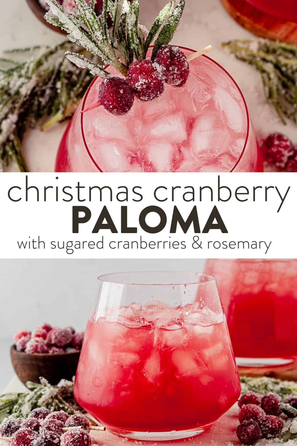 Cranberry Christmas Paloma | What Molly Made