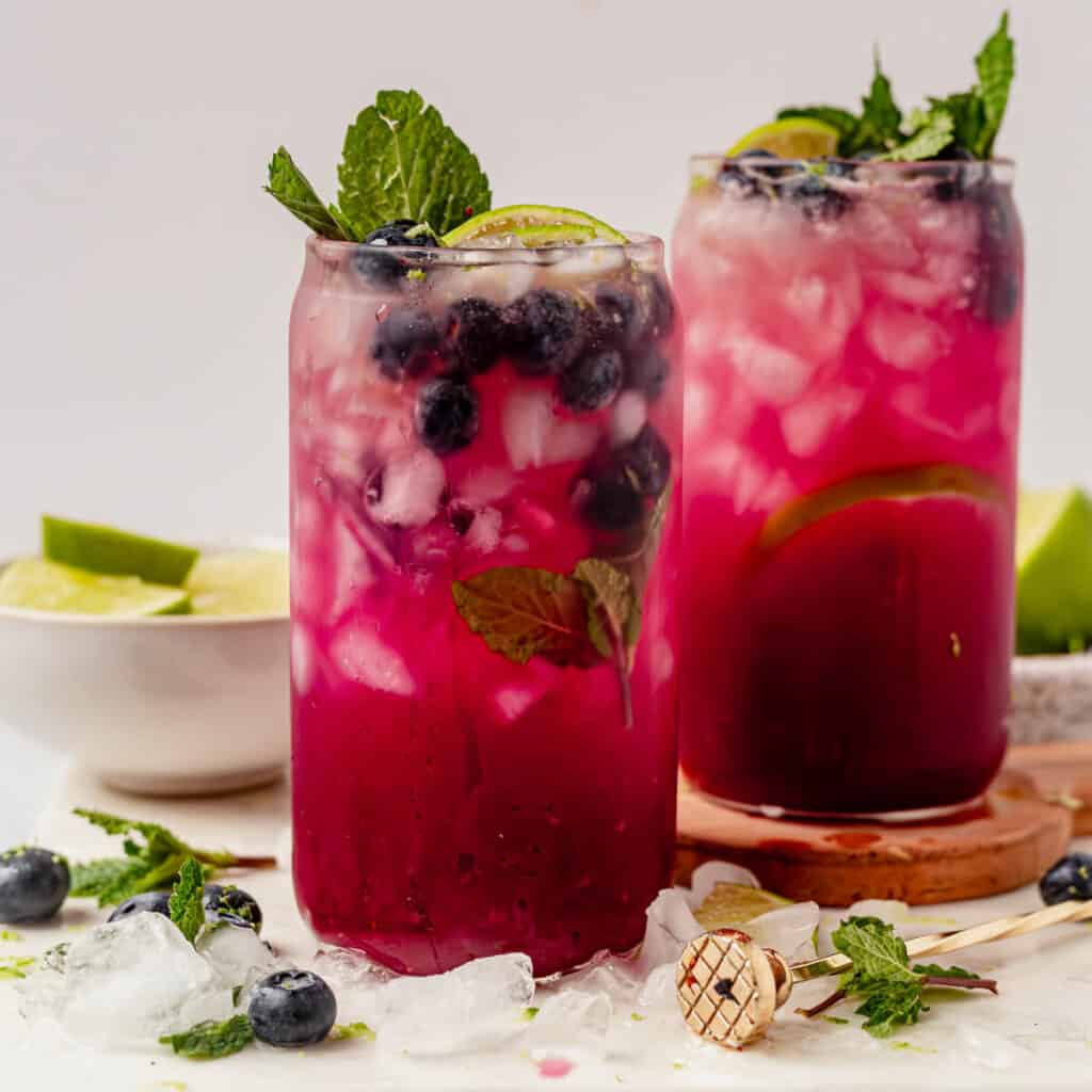 Best Blueberry Mojito Cocktail (Easy Recipe!)