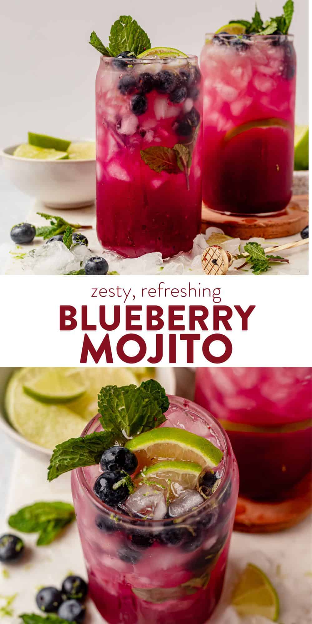 Best Blueberry Mojito Cocktail (Easy Recipe!)