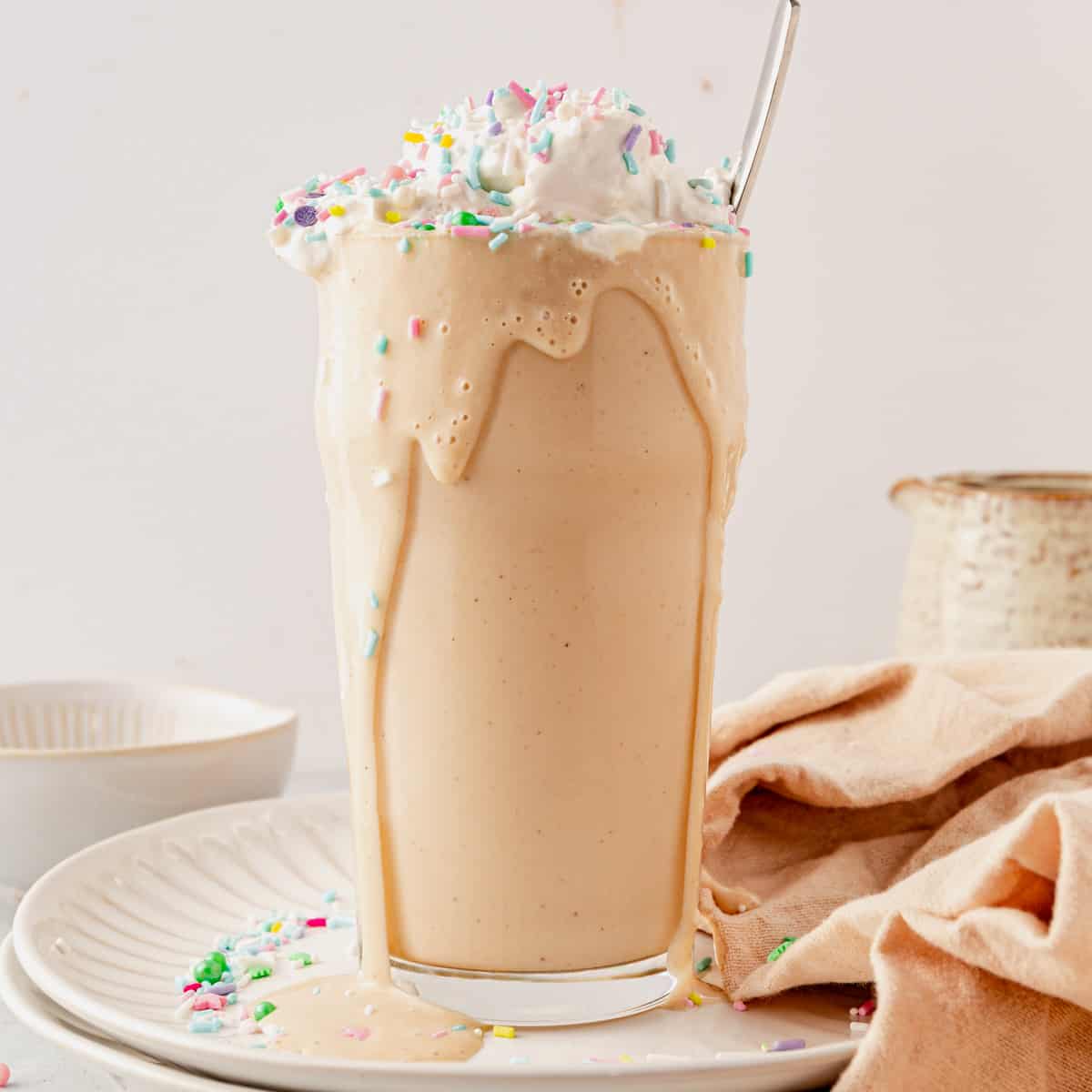 Healthy Cake Batter Protein Shake [5 Minutes!]