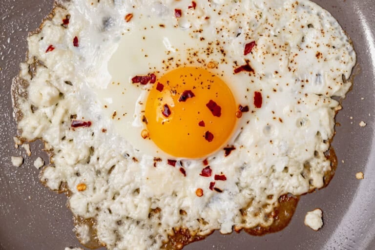 Crispy Feta Fried Eggs