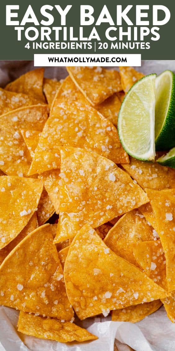Homemade Baked Tortilla Chips | What Molly Made