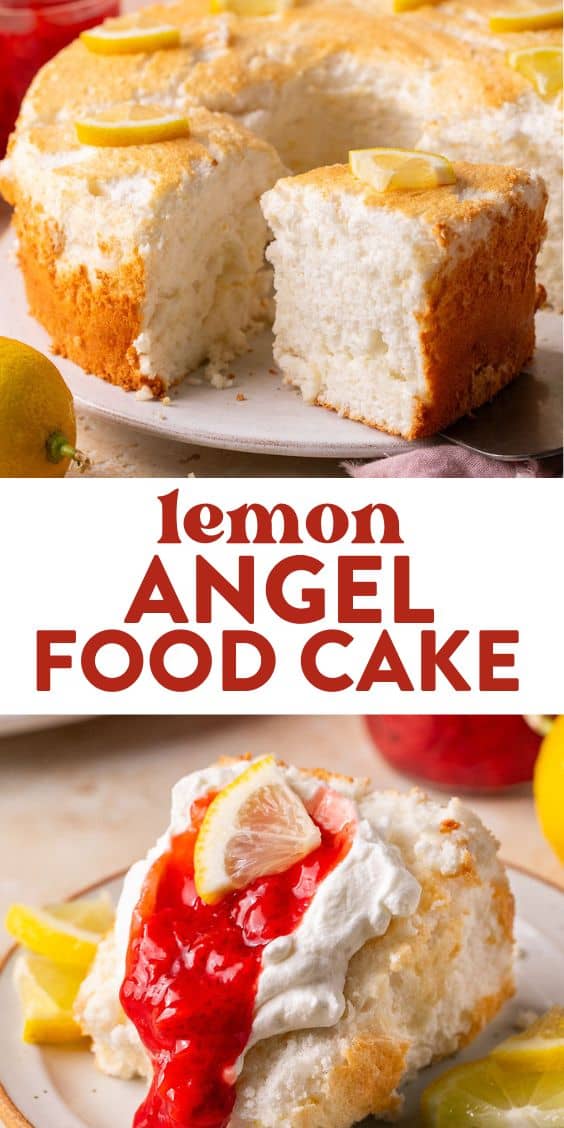 Lemon Angel Food Cake