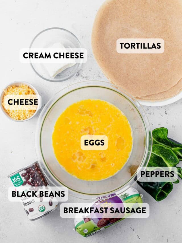 High-Protein Breakfast Burrito | What Molly Made