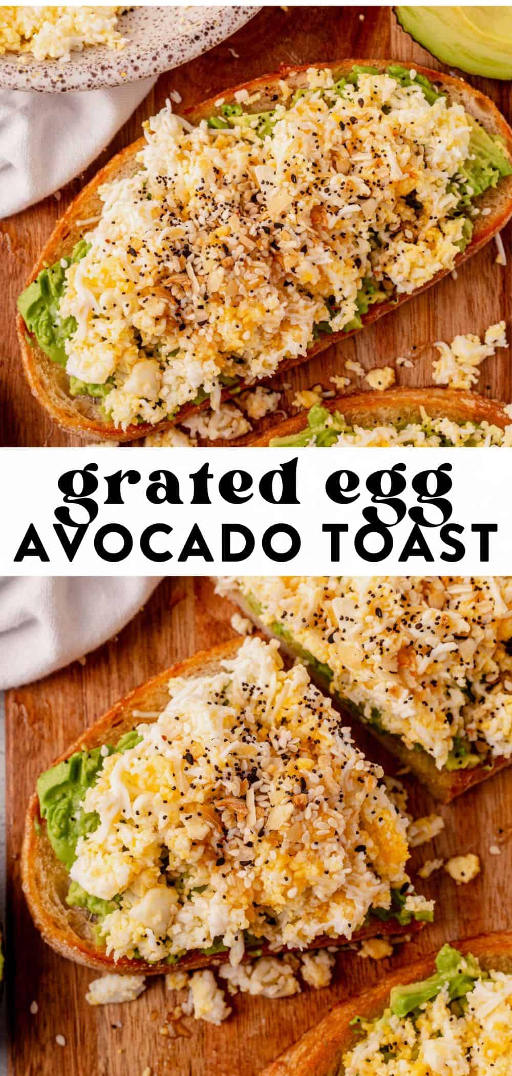 Grated Egg Avocado Toast | What Molly Made