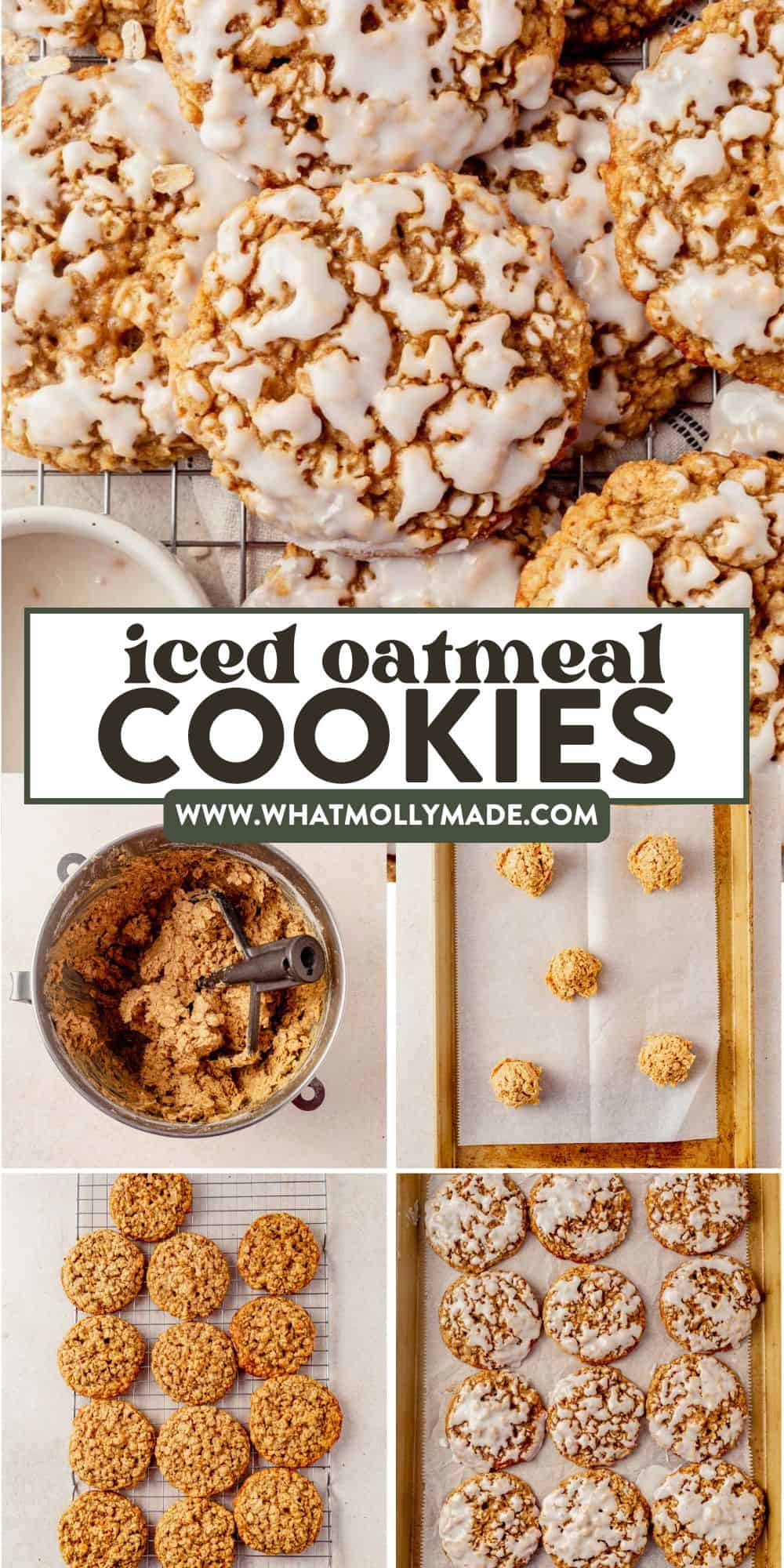 Iced Oatmeal Cookies | What Molly Made