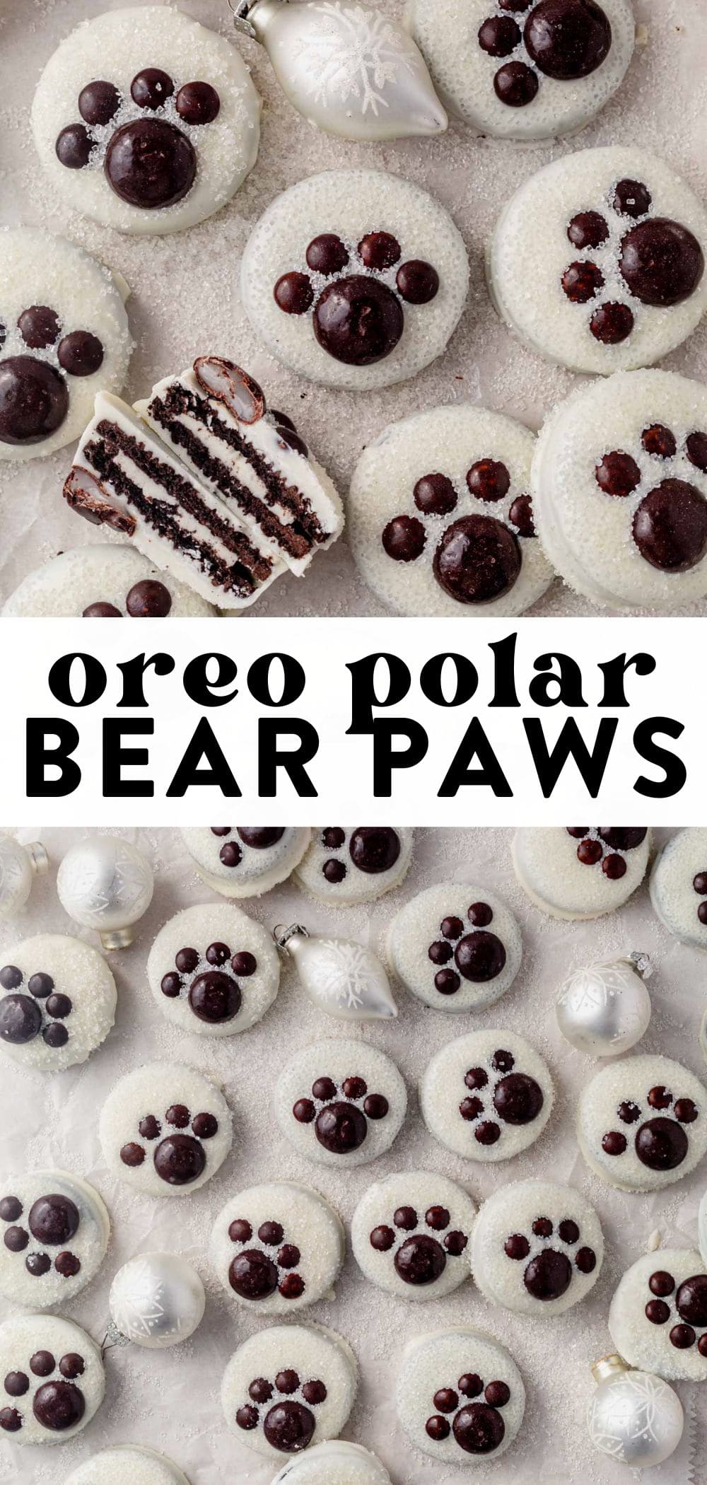 Oreo Polar Bear Paws | What Molly Made