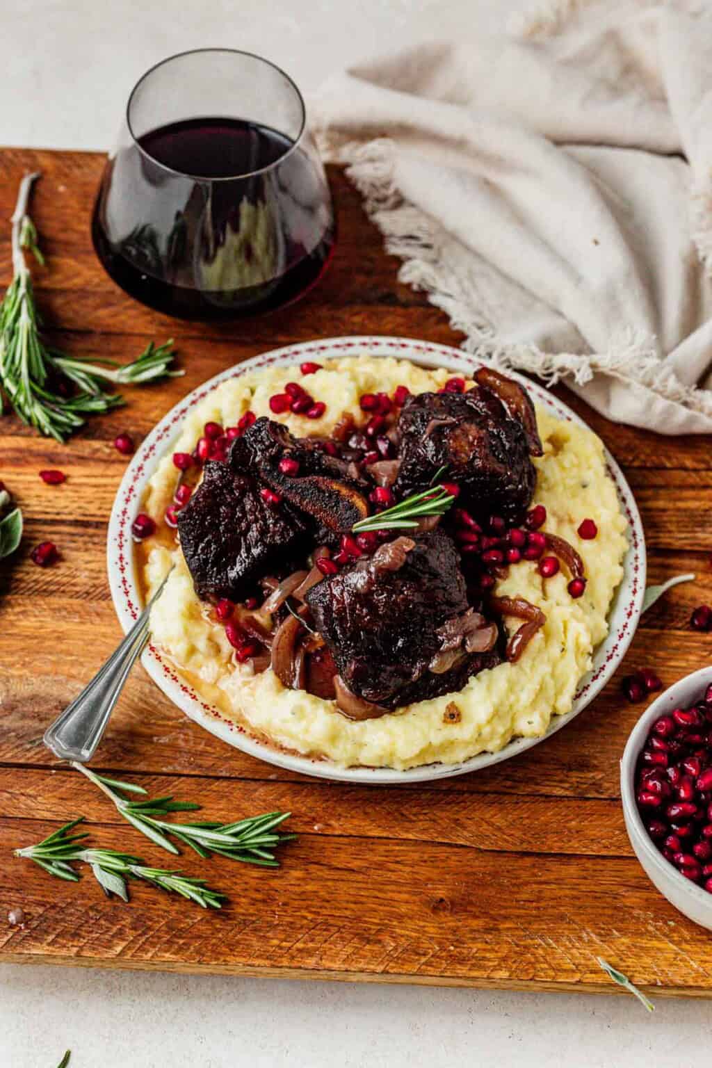 Pomegranate Braised Short Ribs | What Molly Made