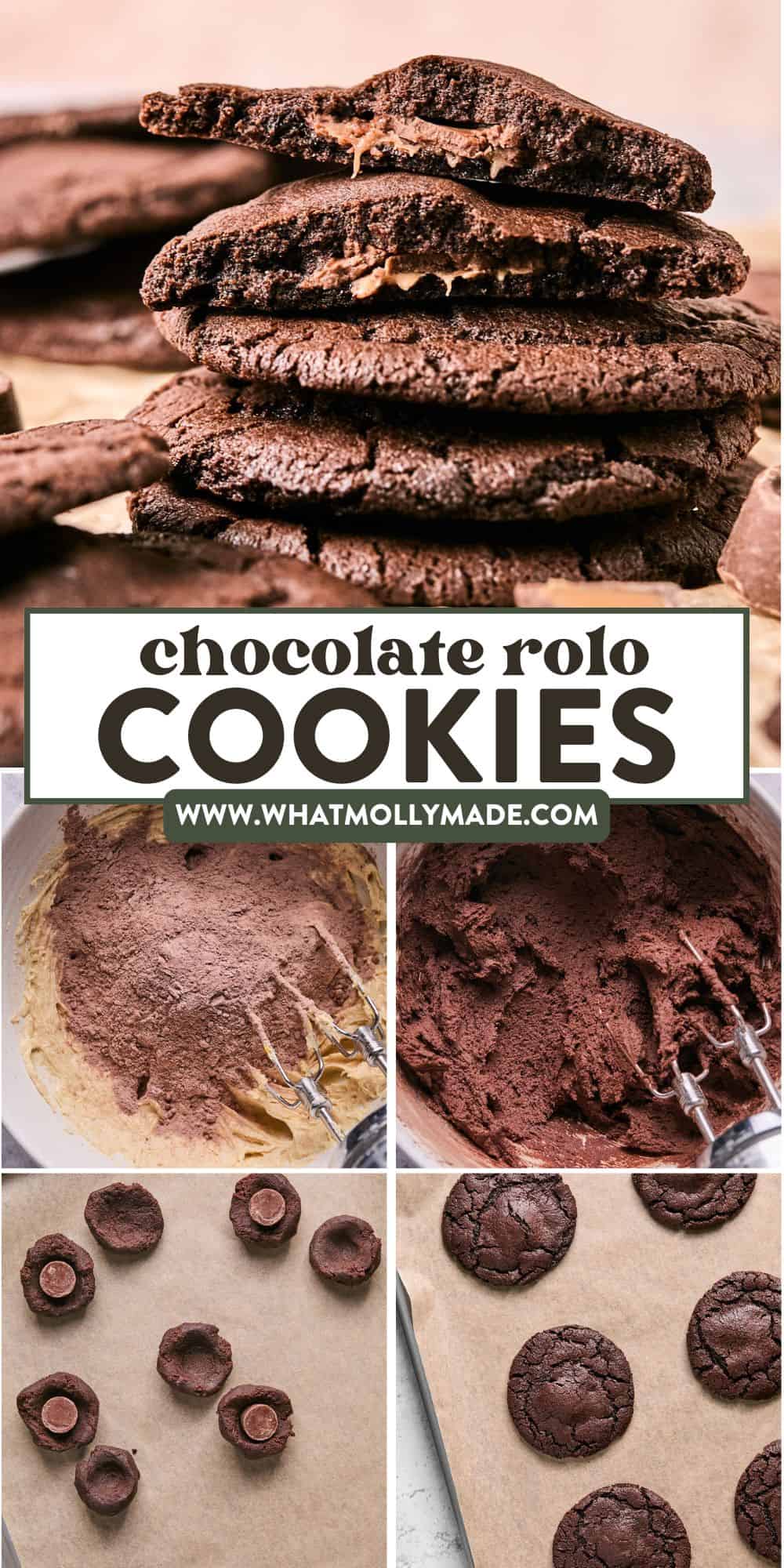 Rolo Cookies with Gooey Caramel Centers | What Molly Made