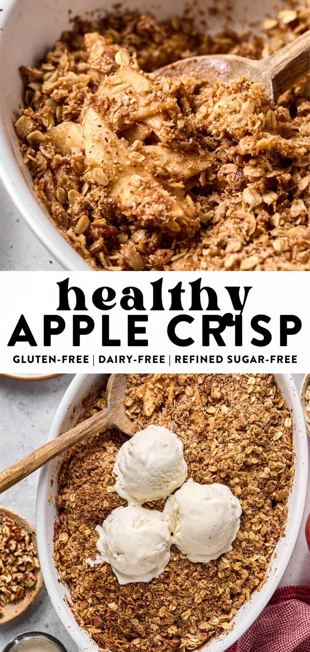 Healthy Apple Crisp (No Butter) | What Molly Made