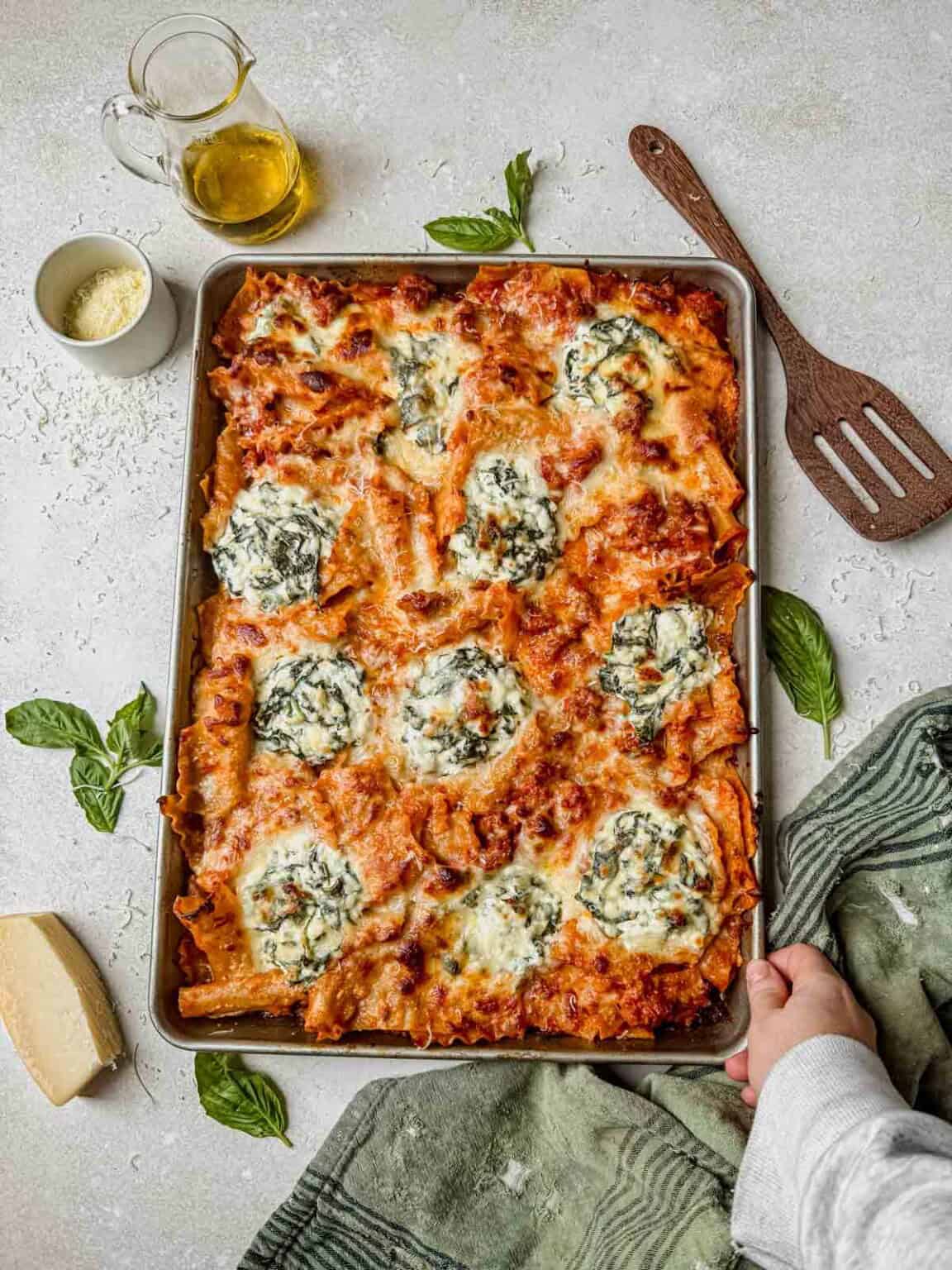 Sheet Pan Lasagna | What Molly Made