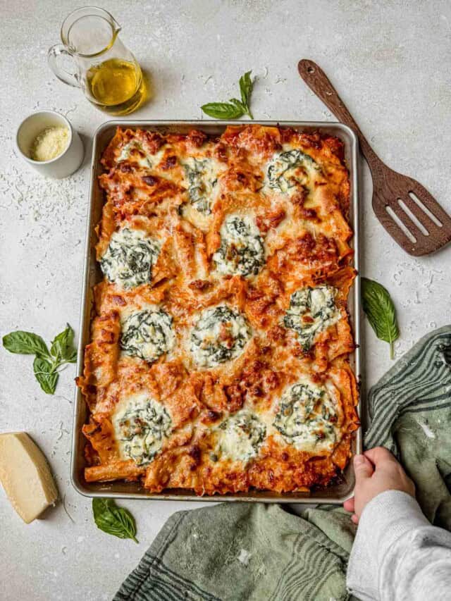 Sheet Pan Lasagna | What Molly Made