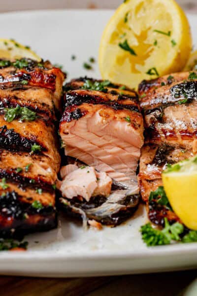 Perfect Marinated Grilled Salmon Recipe | What Molly Made