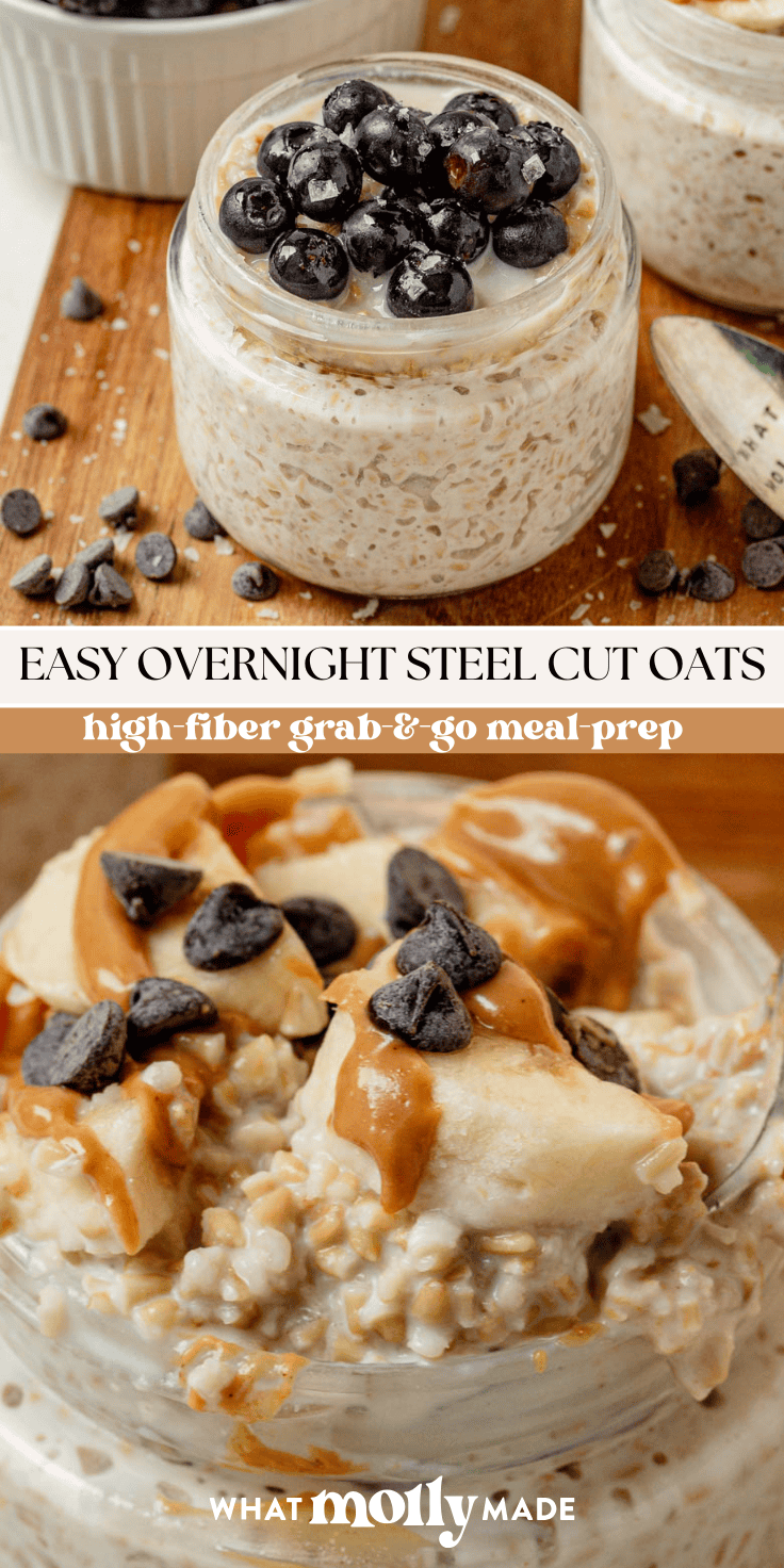 Overnight Steel Cut Oats (Quick Make-Ahead Recipe) | What Molly Made
