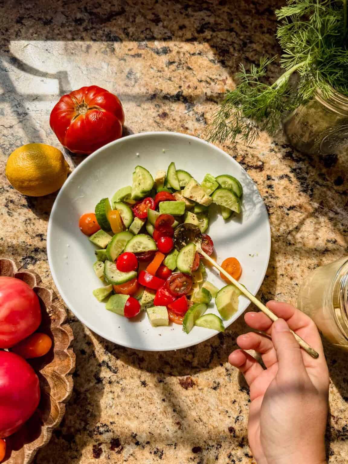 Mediterranean Breakfast Bowl | What Molly Made