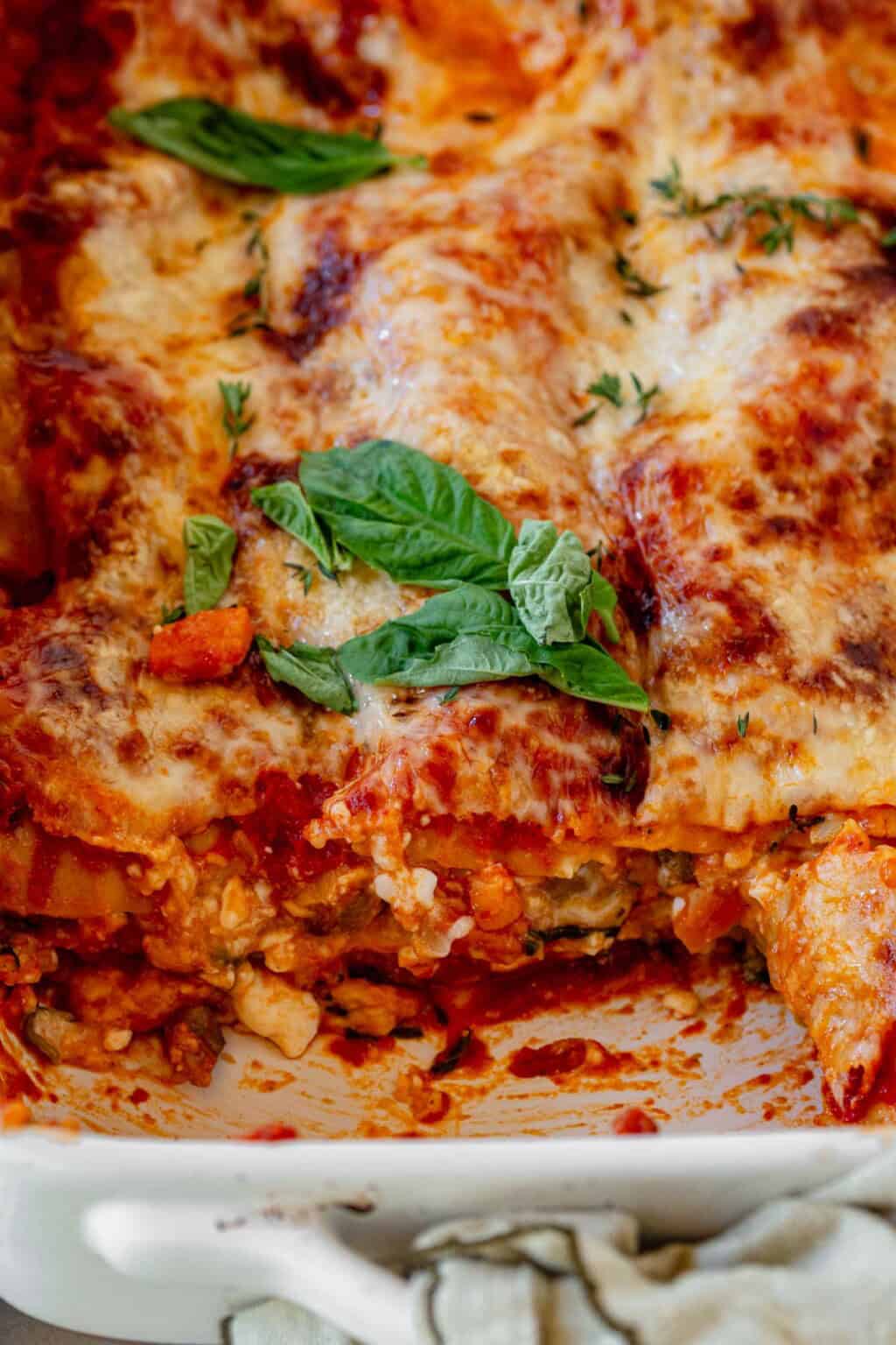 Cottage Cheese Vegetable Lasagna | What Molly Made