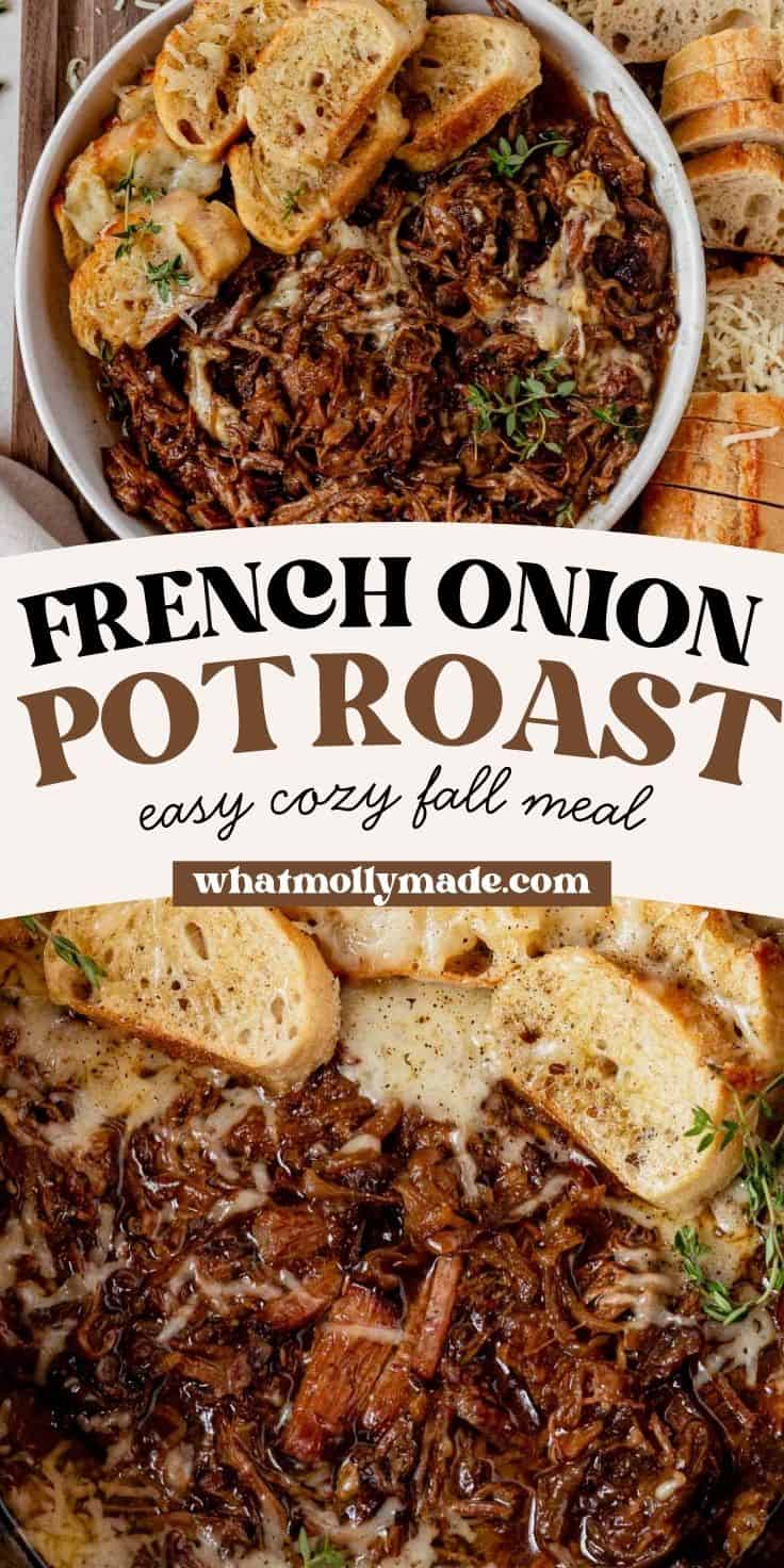 Crock Pot French Onion Pot Roast | What Molly Made