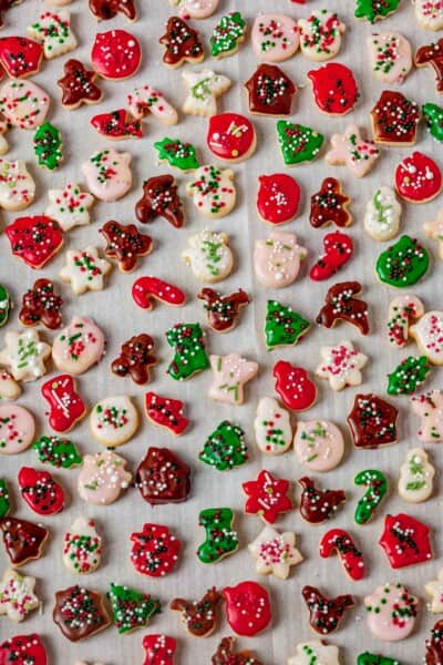 Mini Christmas Cookies | What Molly Made
