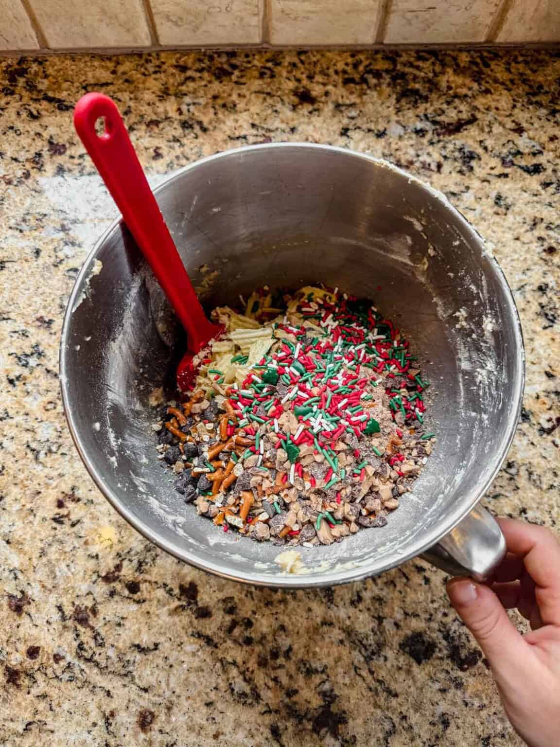 Christmas Kitchen Sink Cookies | What Molly Made