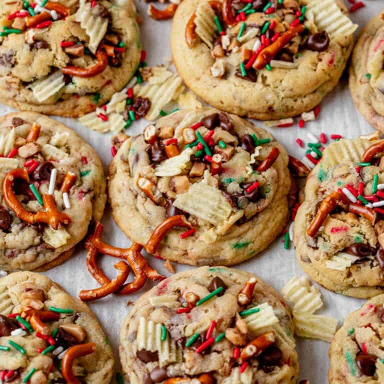 Christmas Kitchen Sink Cookies | What Molly Made