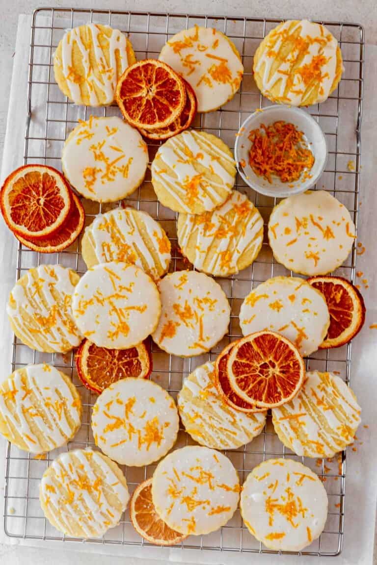 Orange Shortbread Cookies | What Molly Made