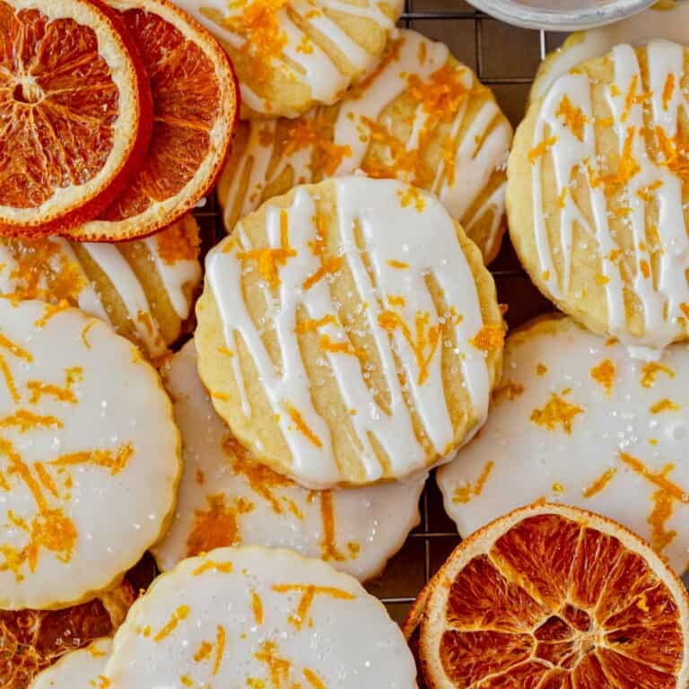 Orange Shortbread Cookies | What Molly Made